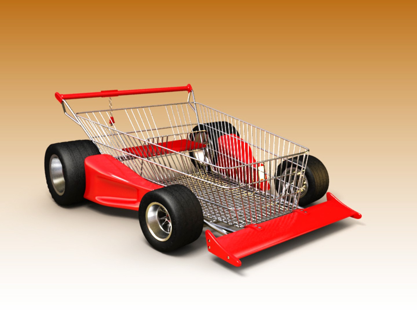 F1 Rally Cart 3d Model