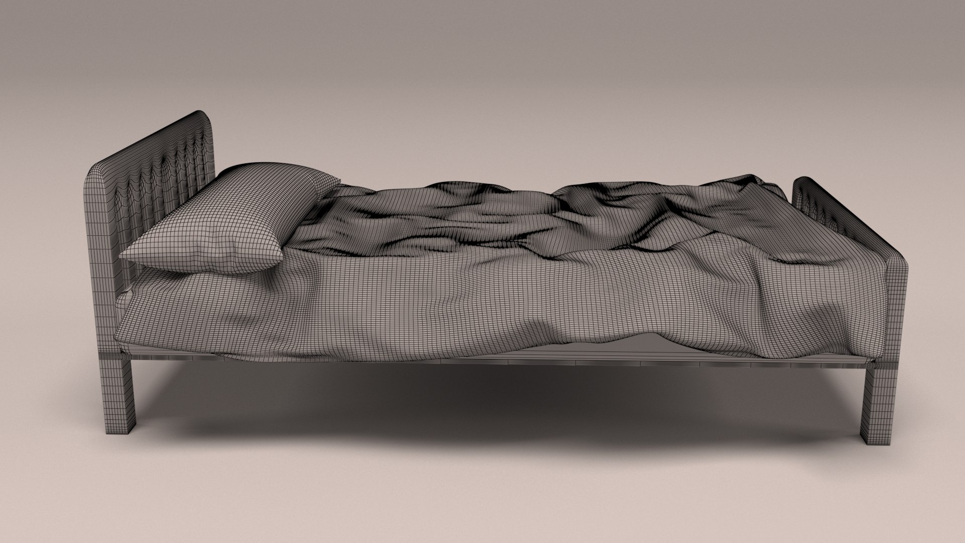 Free 3D Bed - TurboSquid 1230557