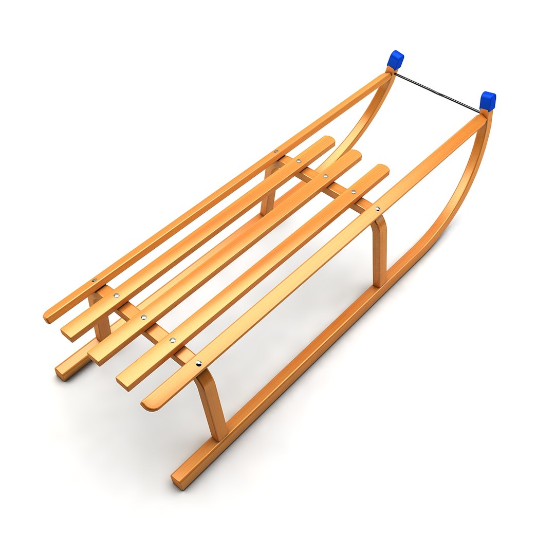 sledge sled 3d 3ds