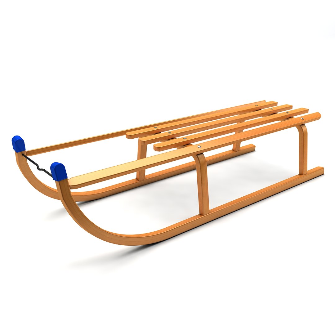 sledge sled 3d 3ds