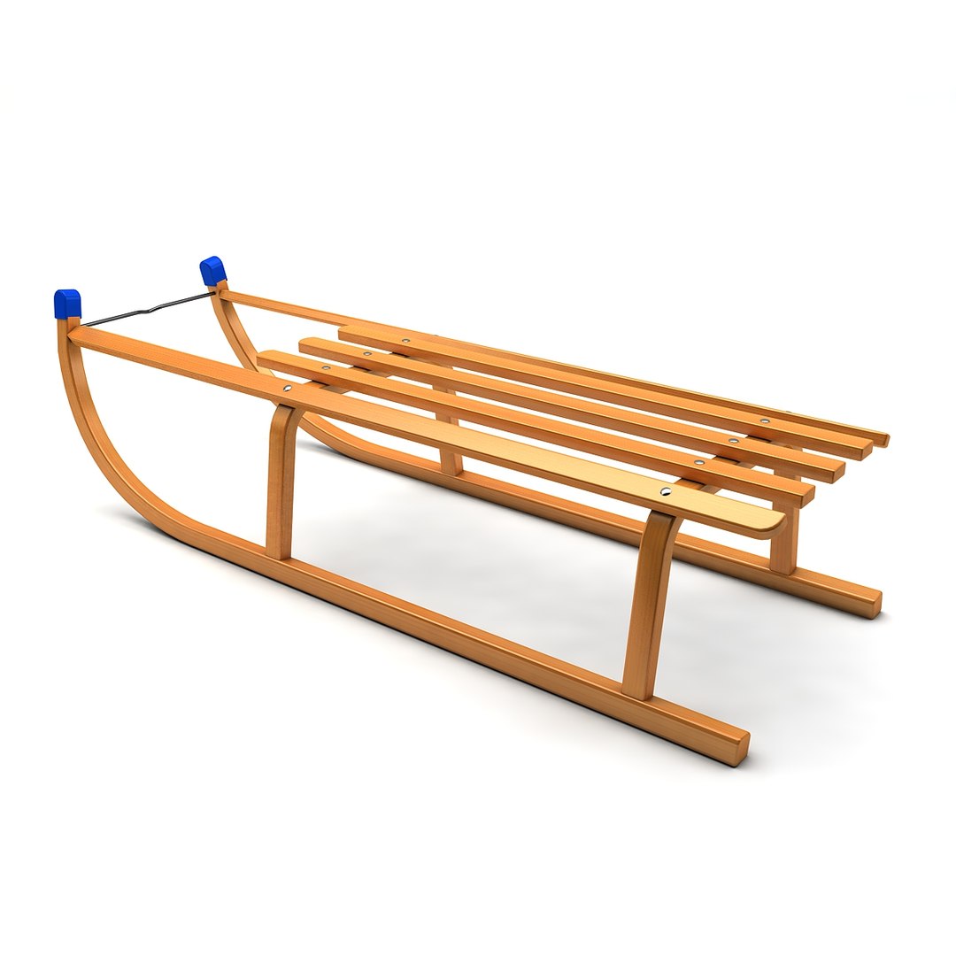 sledge sled 3d 3ds