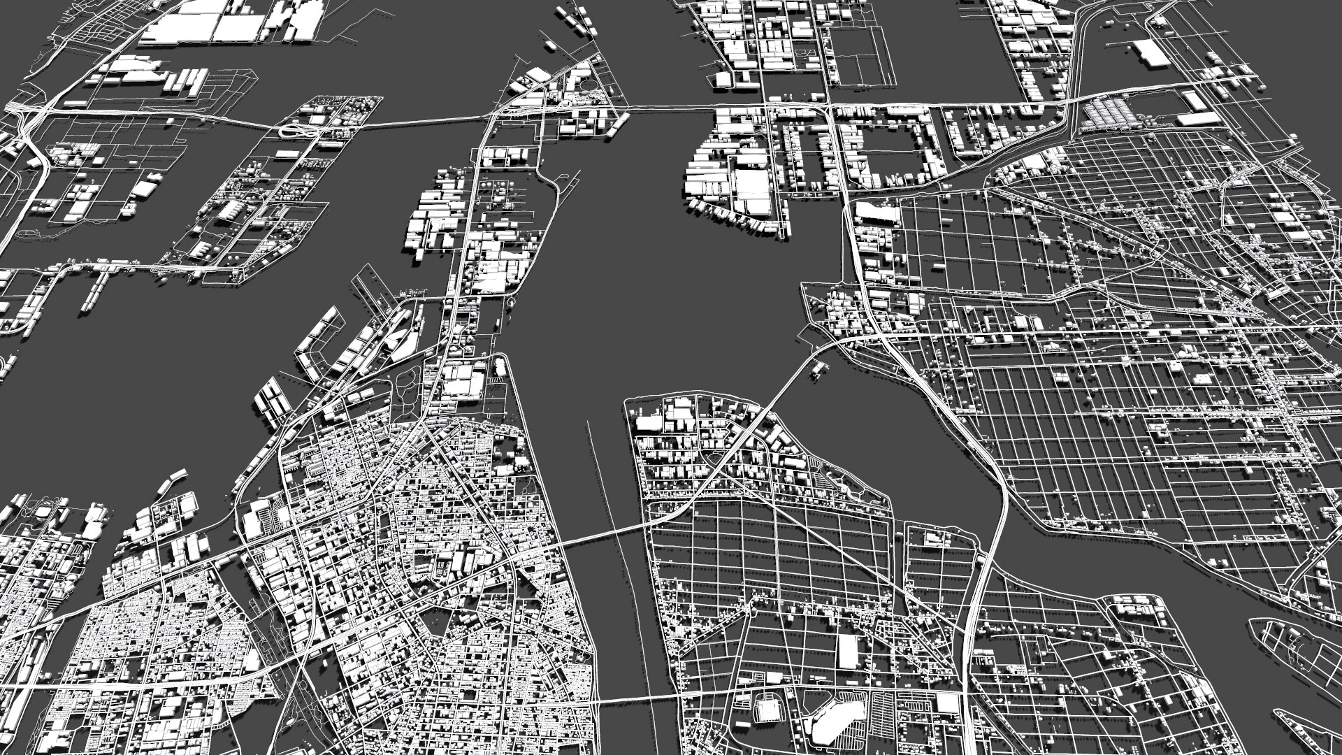 3D Nagoya Port Japan Model - TurboSquid 2135839