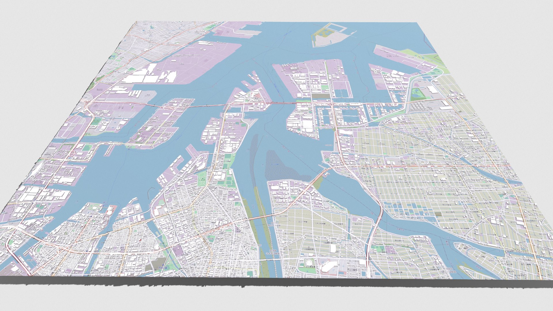 3D Nagoya Port Japan Model - TurboSquid 2135839