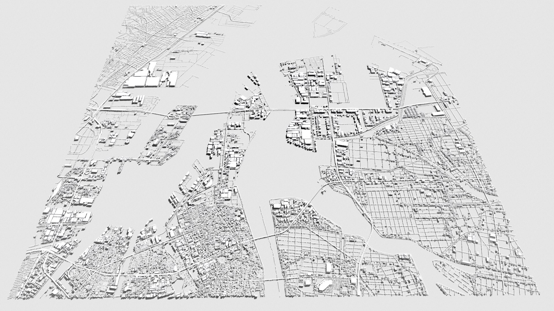 3D Nagoya Port Japan Model - TurboSquid 2135839