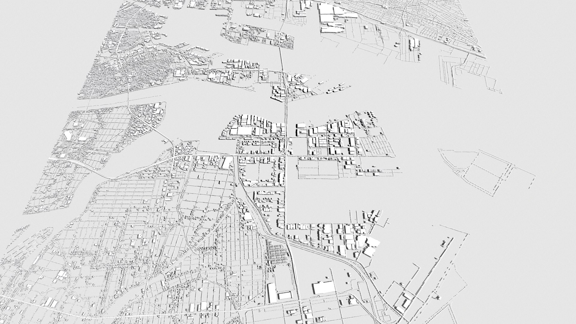 3D Nagoya Port Japan Model - TurboSquid 2135839