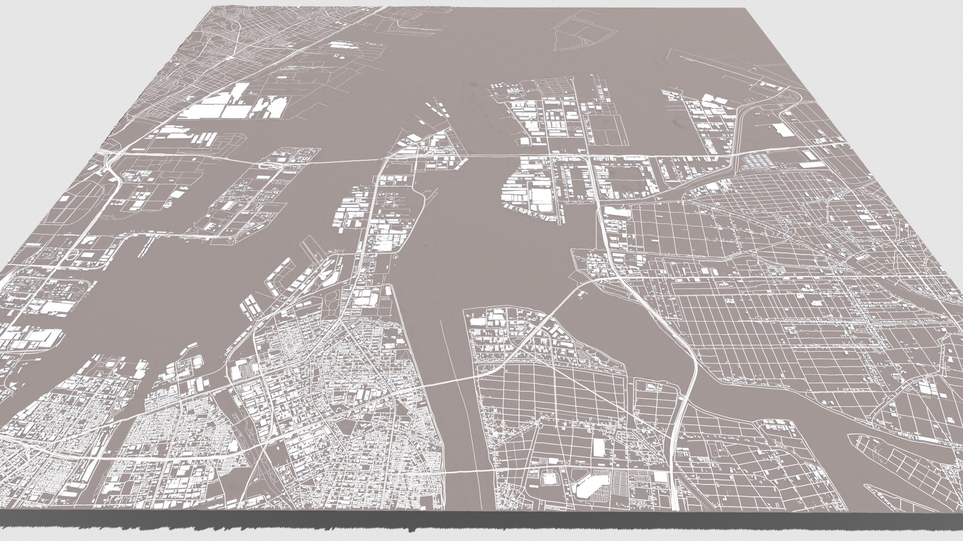 3D Nagoya Port Japan Model - TurboSquid 2135839