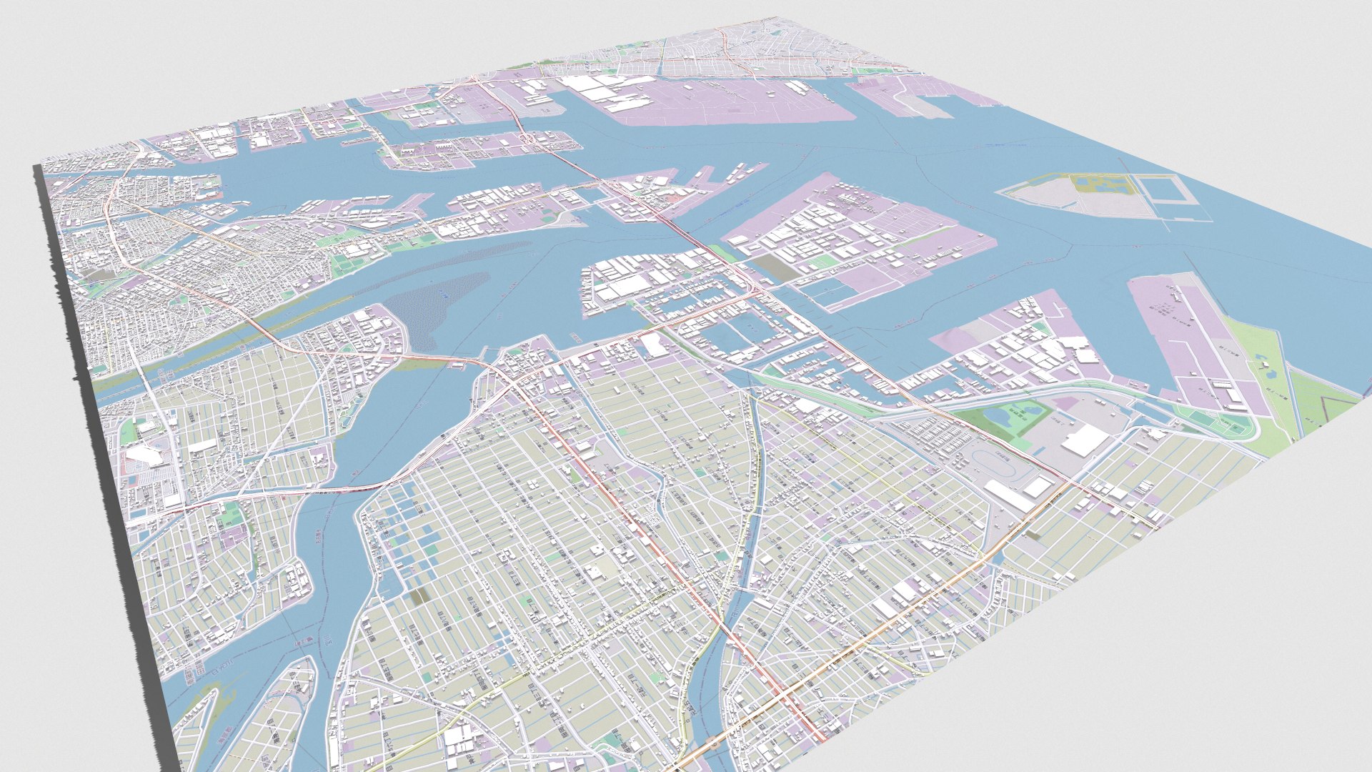 3D Nagoya Port Japan Model - TurboSquid 2135839
