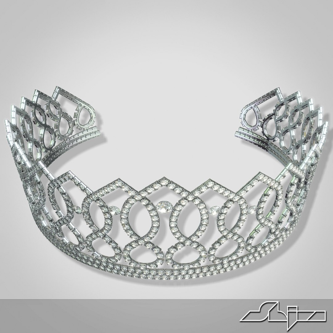 3d Model Crown Princess