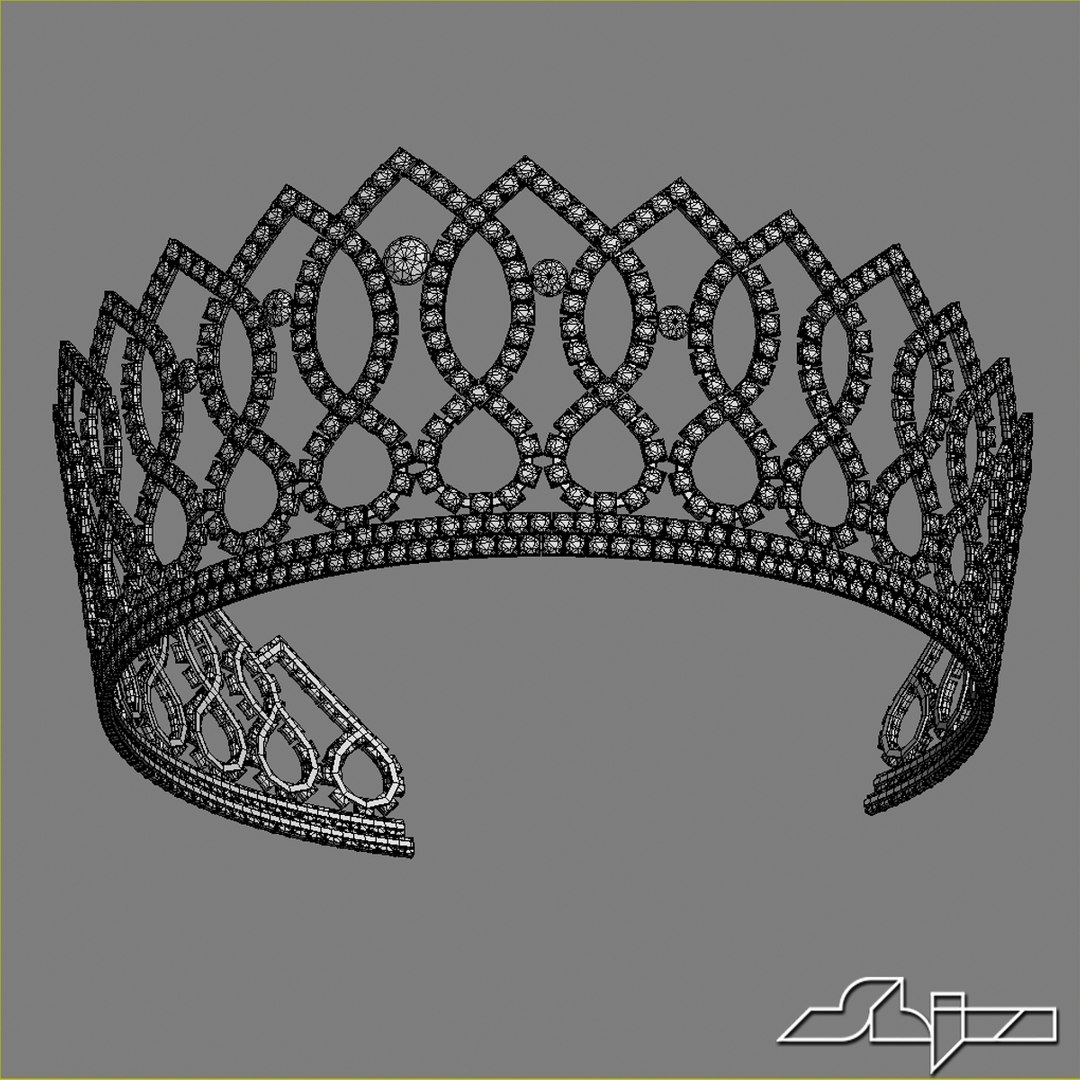 3d Model Crown Princess