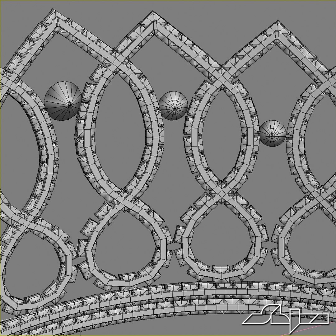 3d Model Crown Princess