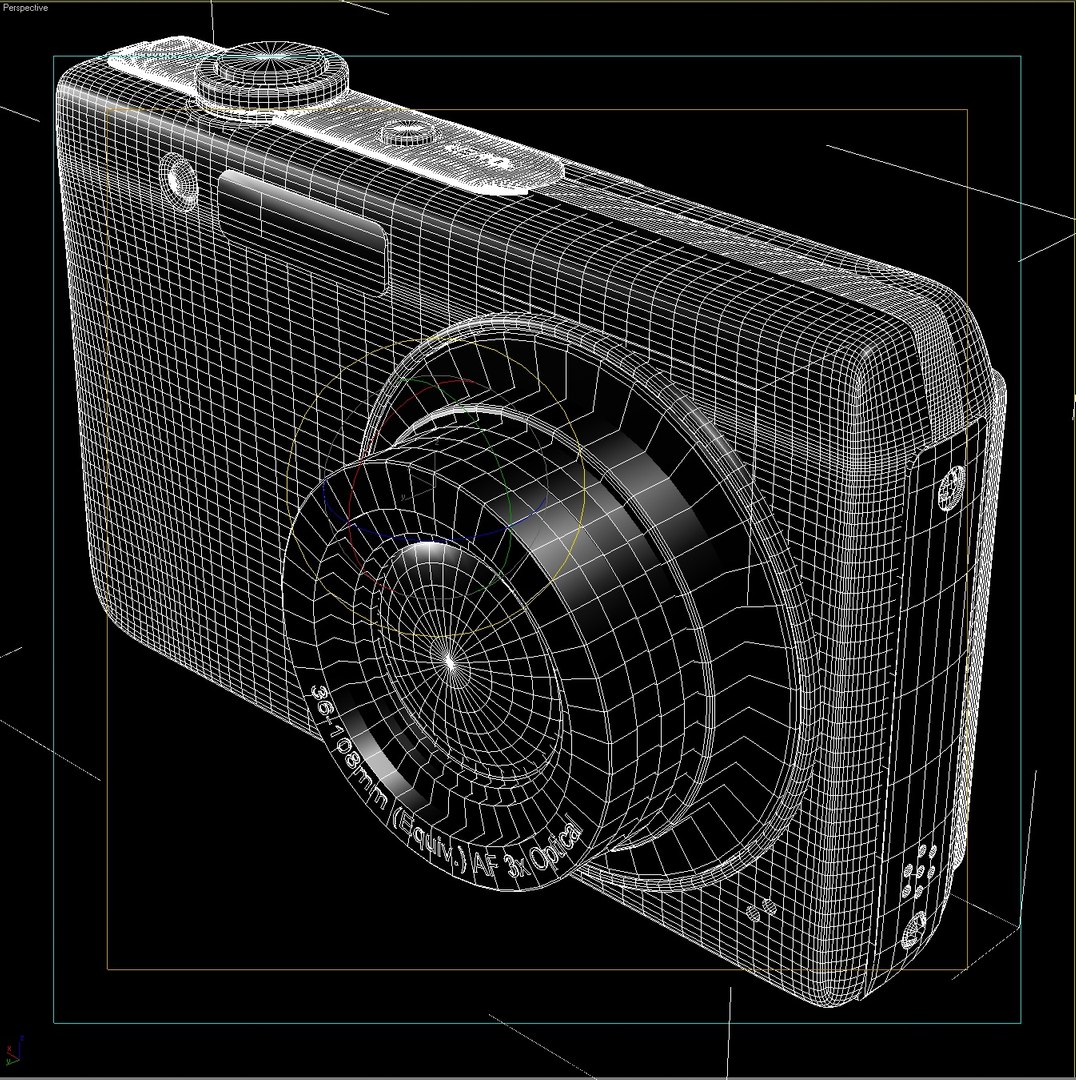 3d photocamera generic digital model