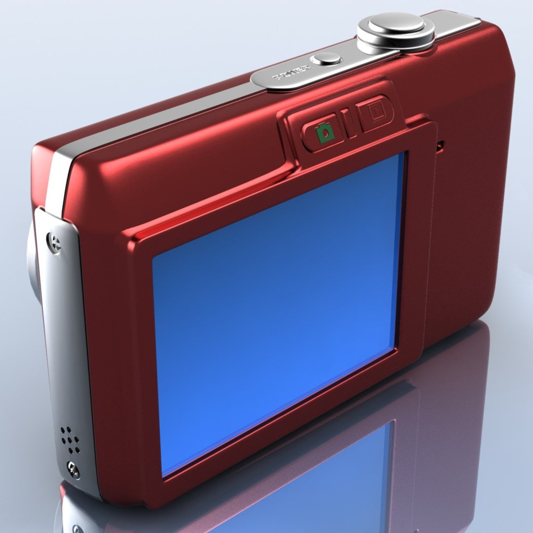 3d photocamera generic digital model
