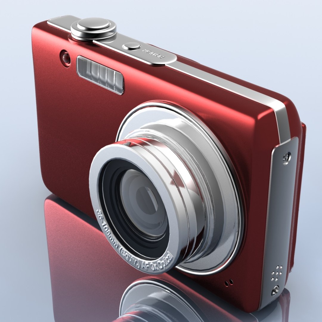 3d photocamera generic digital model