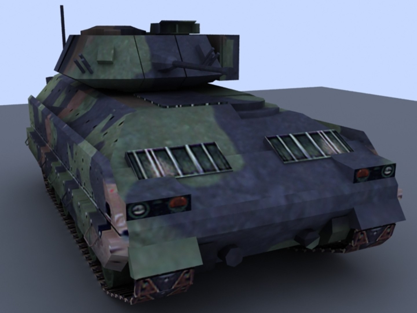 3d Tank Bradley Model