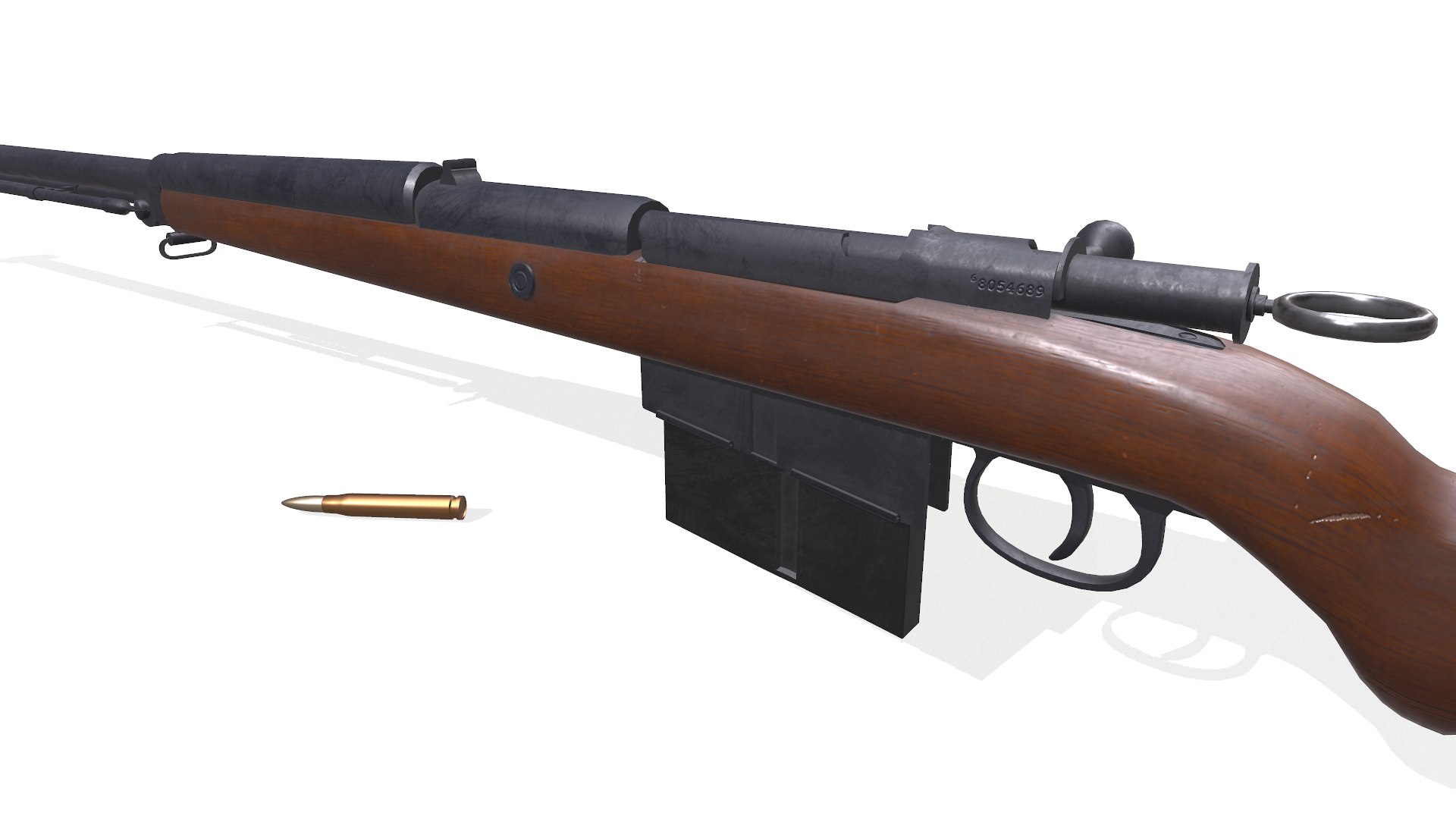 3D Wz 35 Anti-tank Rifle 1939 Low-poly PBR - TurboSquid 2000556