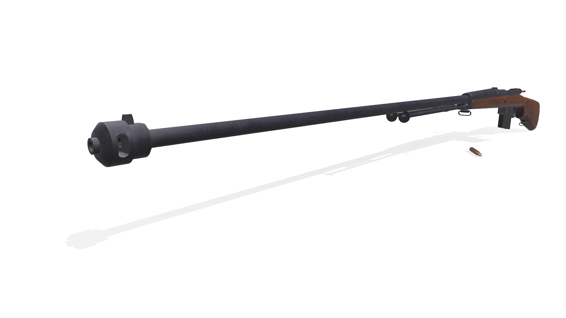 3D Wz 35 Anti-tank Rifle 1939 Low-poly PBR - TurboSquid 2000556