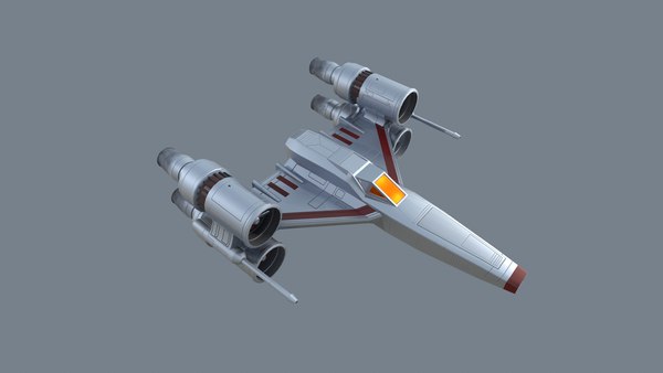 X-WING Low-poly의 우주선 우주선 유사성 3D 모델 - TurboSquid 1716216
