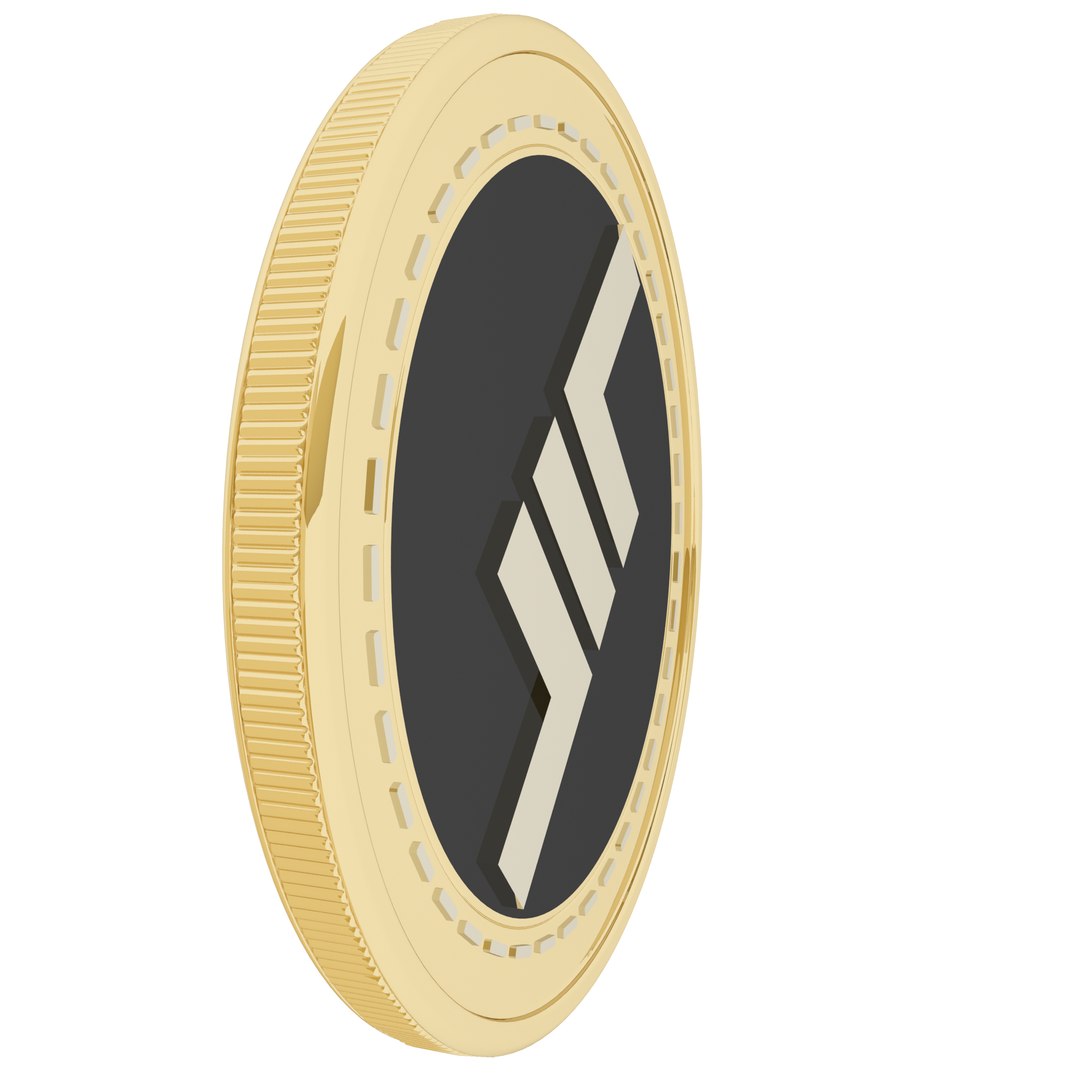 3D EthLend Cryptocurrency Gold Coin Model - TurboSquid 1856092