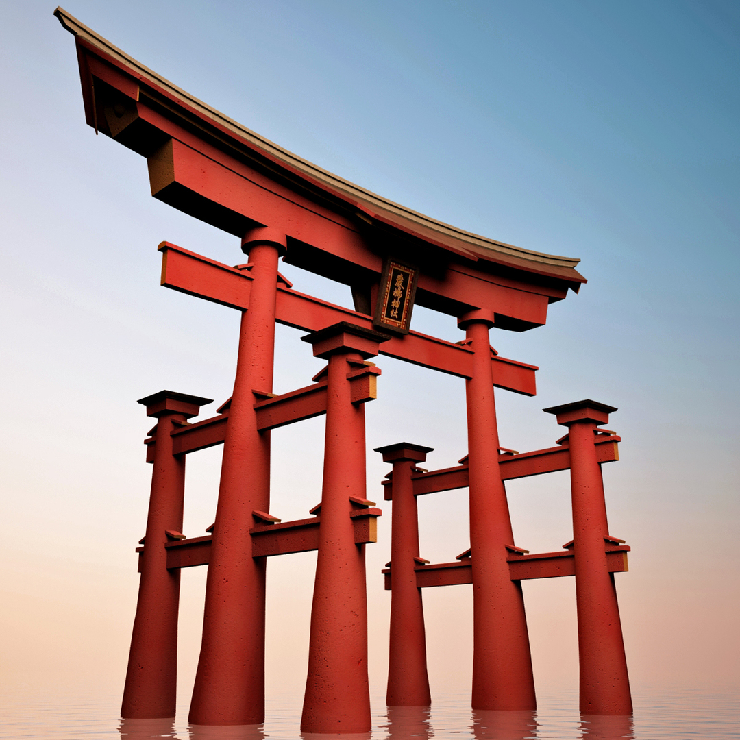 realistic torii gateway 3ds