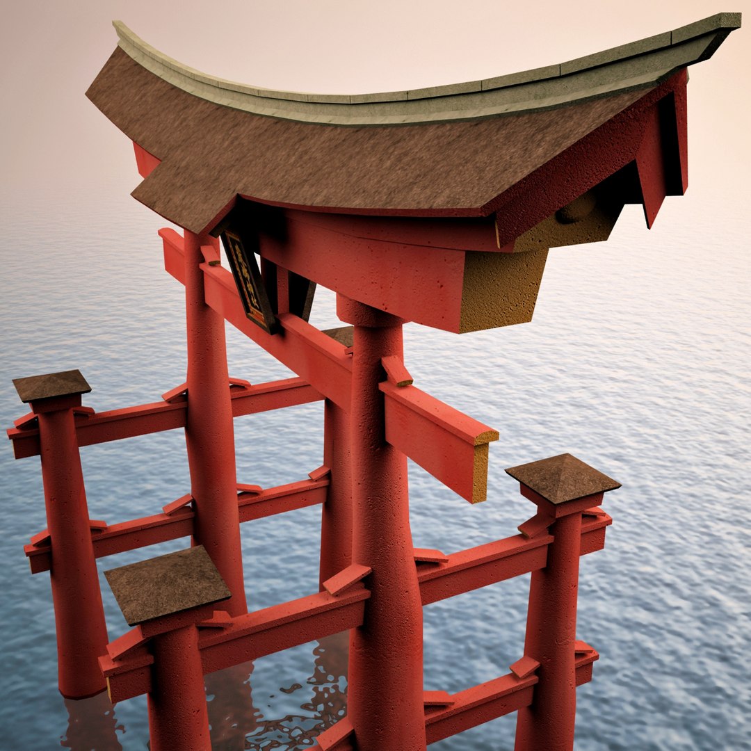 realistic torii gateway 3ds