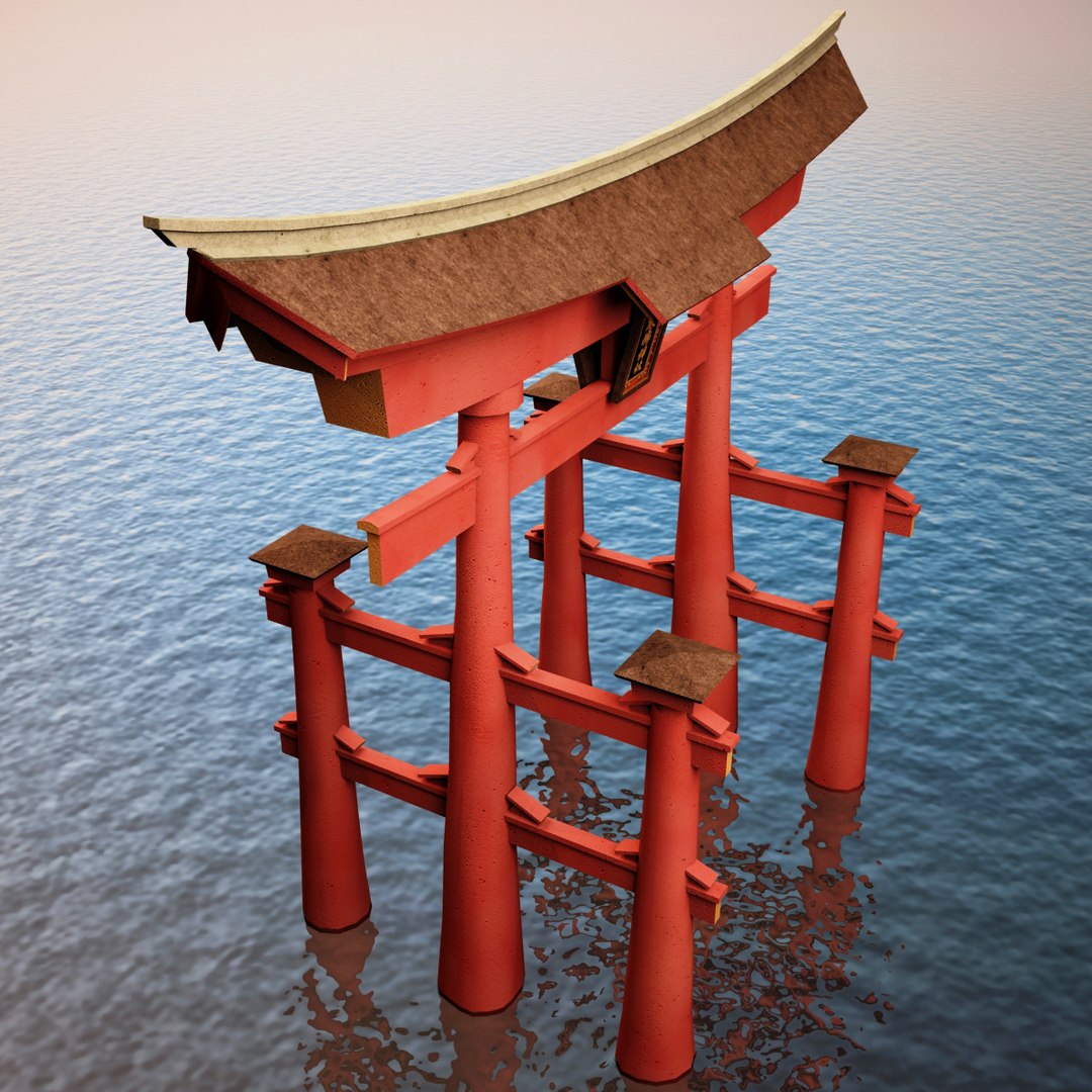 realistic torii gateway 3ds