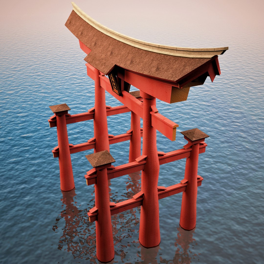 realistic torii gateway 3ds