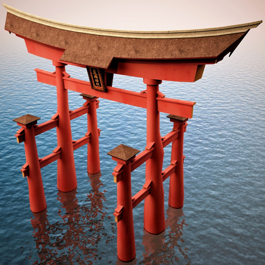 realistic torii gateway 3ds
