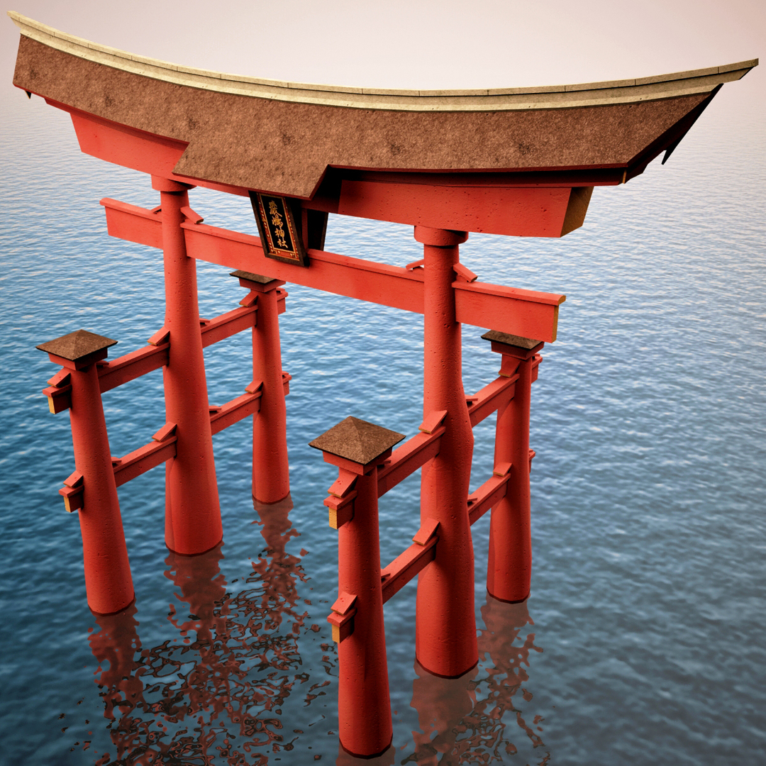 realistic torii gateway 3ds