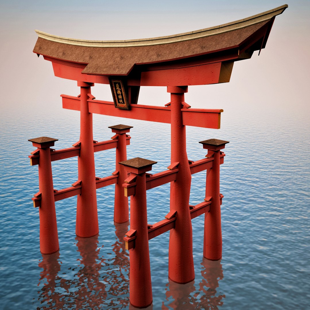 realistic torii gateway 3ds