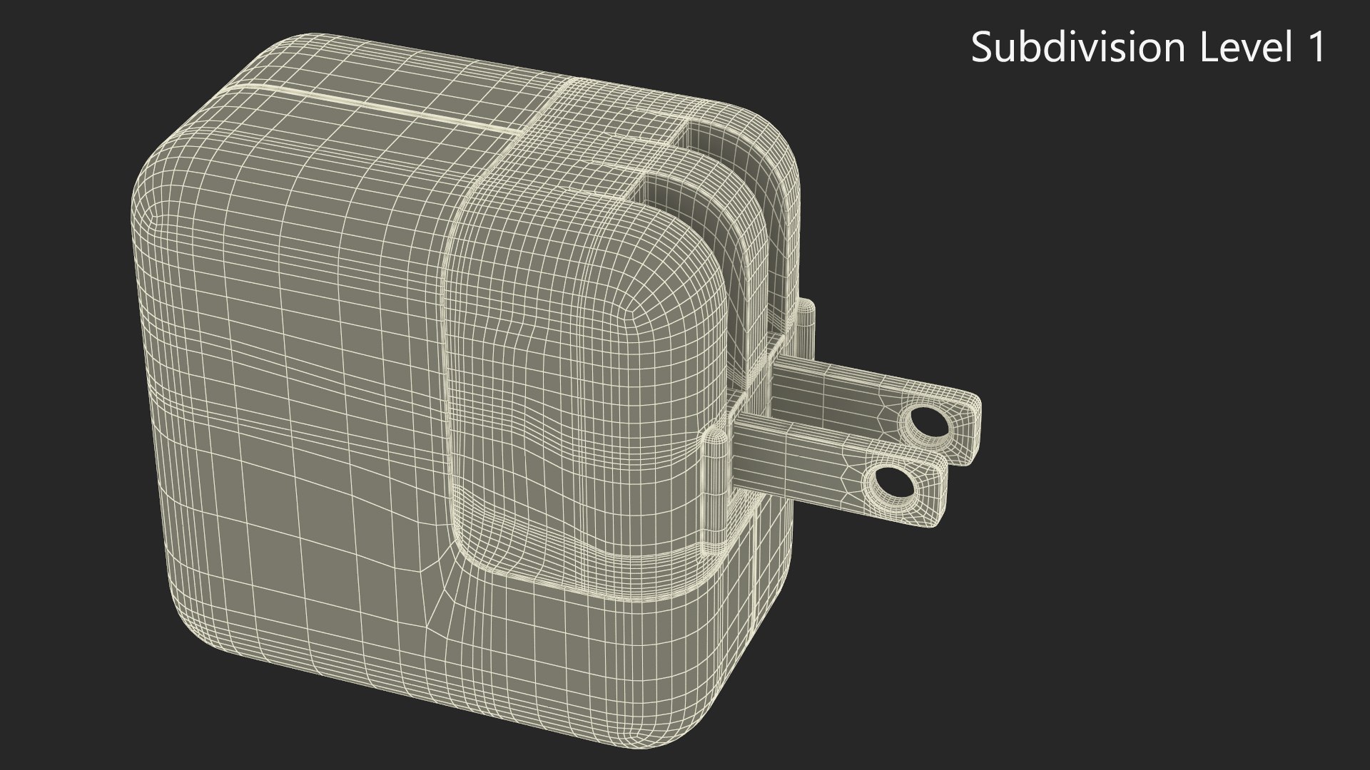 3D Apple 12W USB Power Adapter Assembled - TurboSquid 2143077