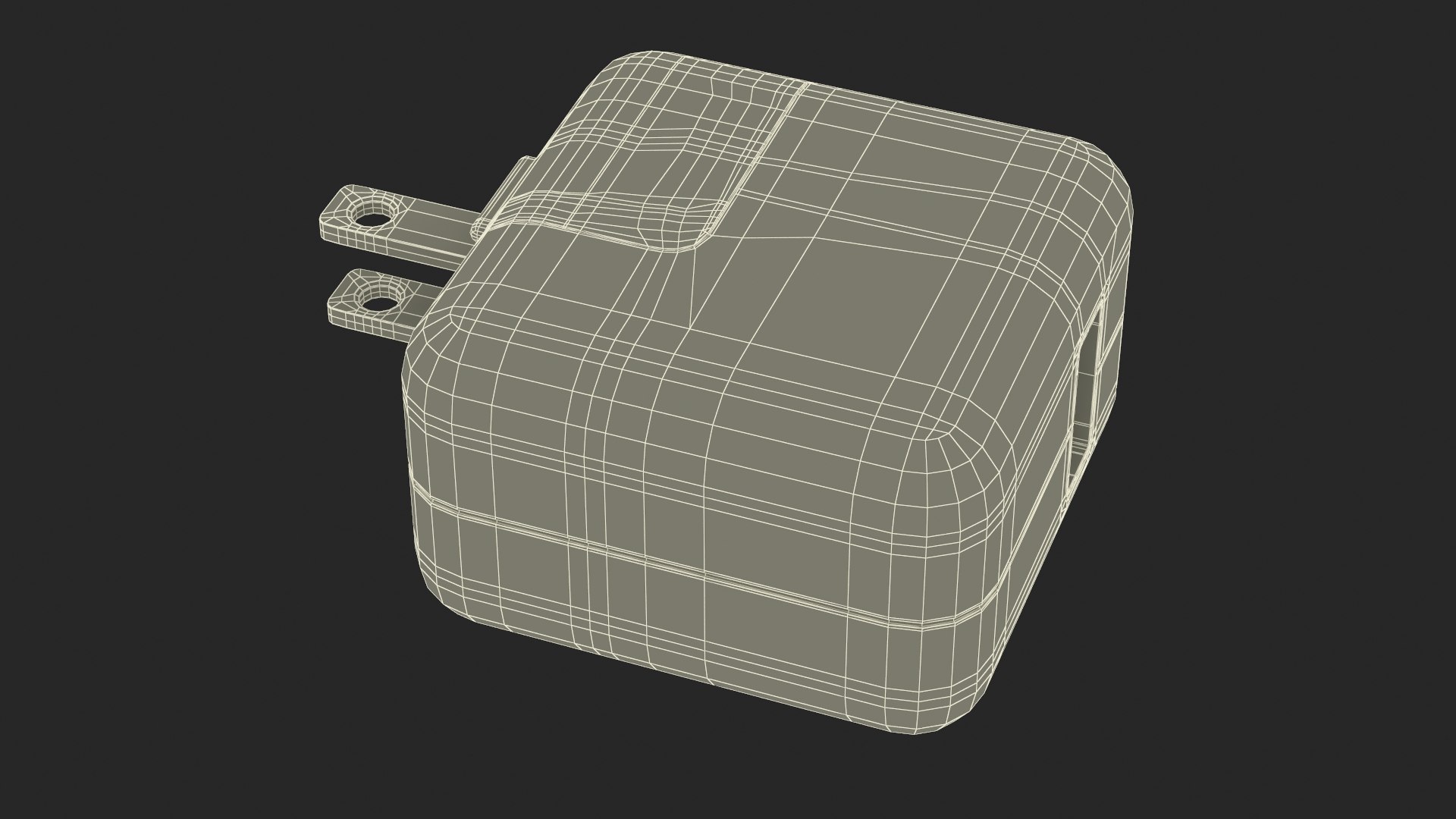 3D Apple 12W USB Power Adapter Assembled - TurboSquid 2143077