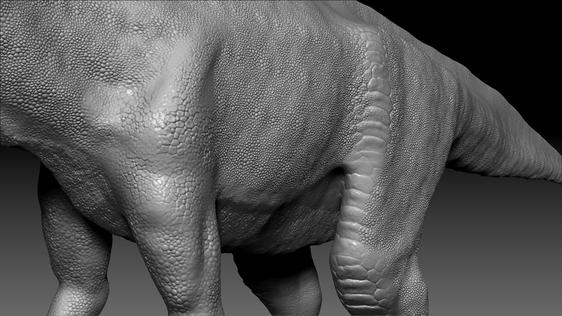 3D Model Shantungosaurus Sculpt Project - TurboSquid 2108652