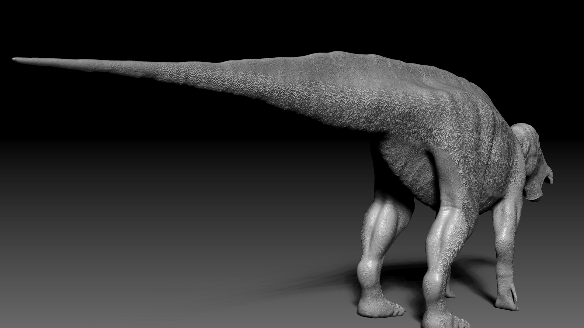 3D Model Shantungosaurus Sculpt Project - TurboSquid 2108652