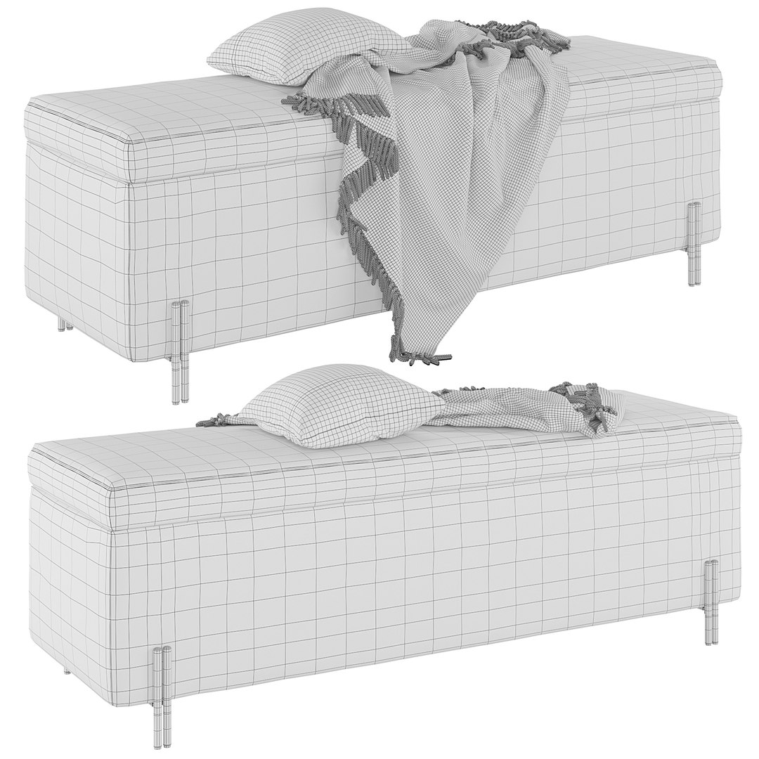 3D Model Mod Storage Bench - TurboSquid 2071029