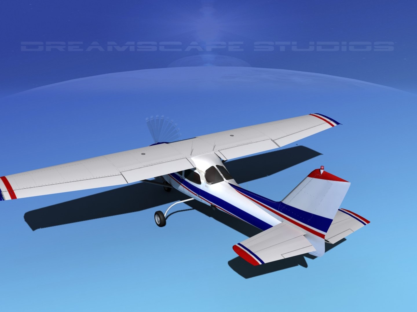 3d Cessna 172 Cutlass 172rg Model