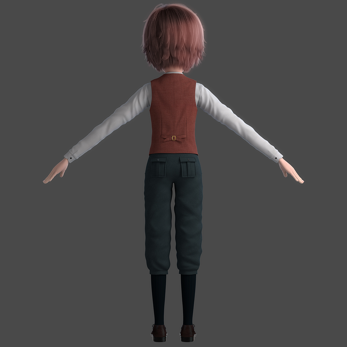 Cartoon boy rigged 3D model - TurboSquid 1214245