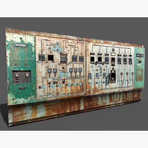 3D Old Control Panel - TurboSquid 1613242