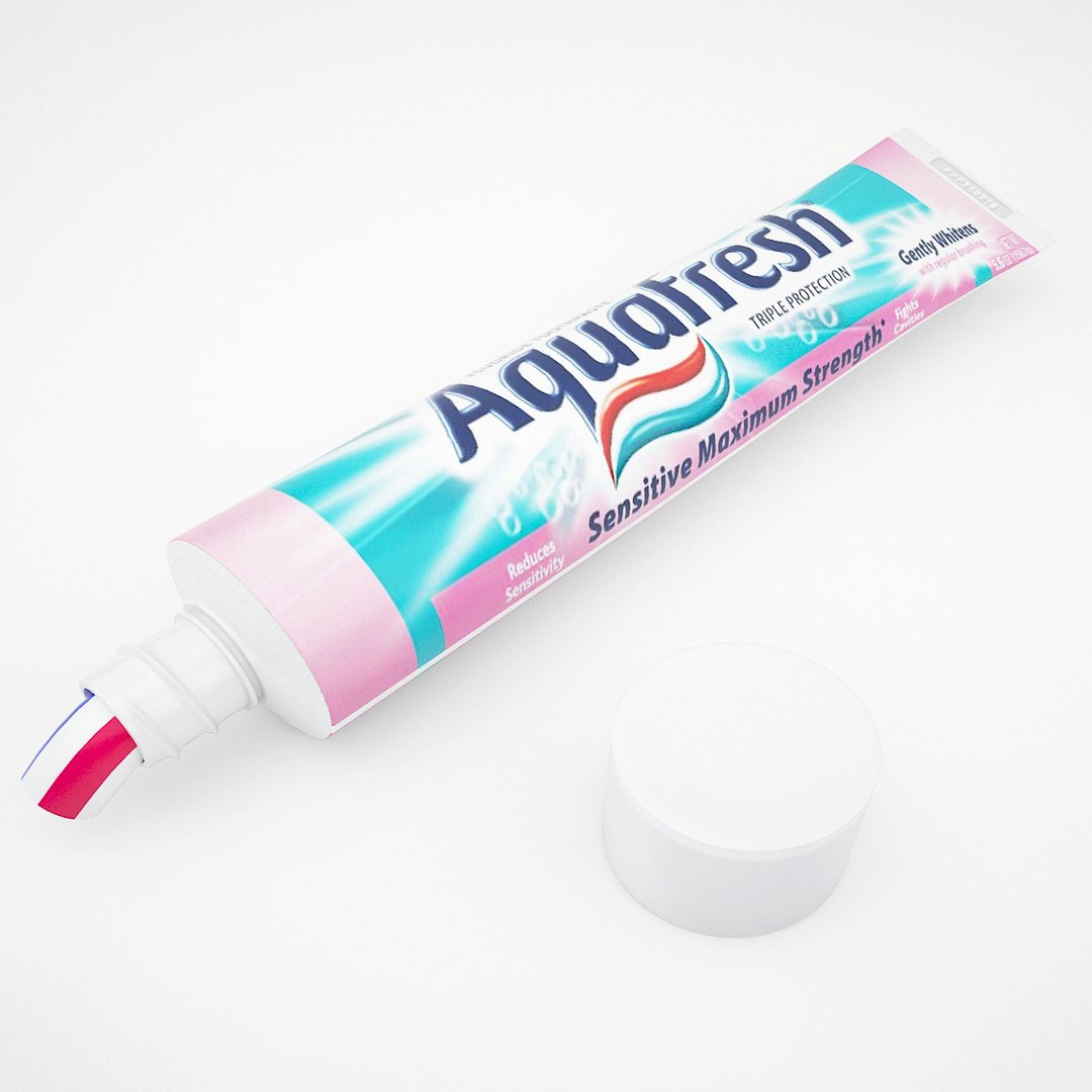 Toothpaste Aquafresh 3D - TurboSquid 1314003
