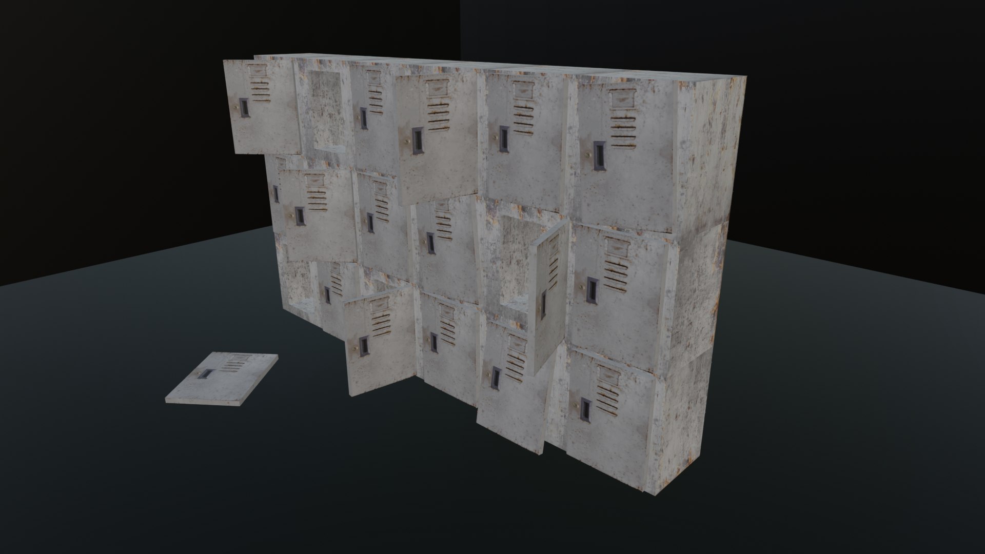 3D SMALL LOCKERS - LOW POLY - PS1 RETRO STYLE - TurboSquid 2305993