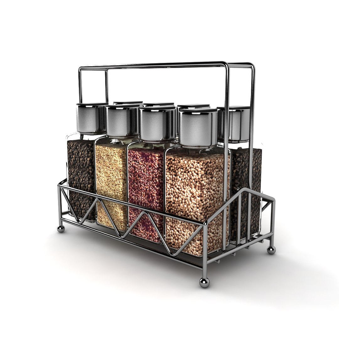 Spice Rack 3d Model