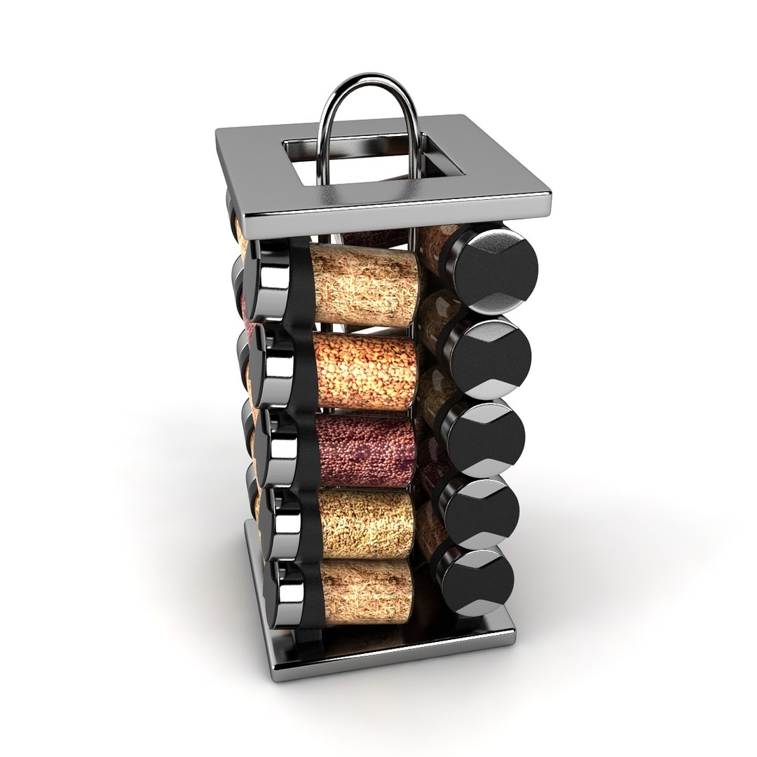 Spice Rack 3d Model