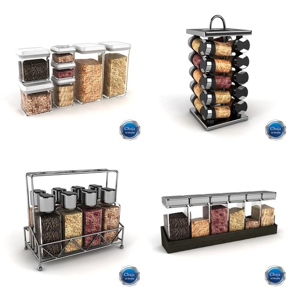 Spice Rack 3D Models for Download | TurboSquid