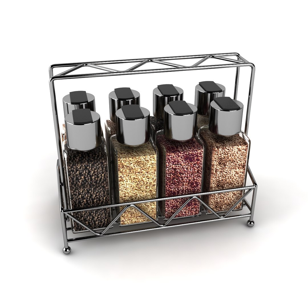 Spice Rack 3d Model