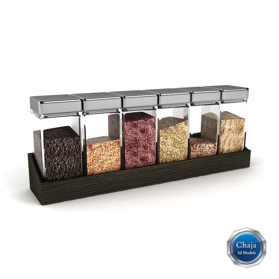 Spice Rack 3d Model