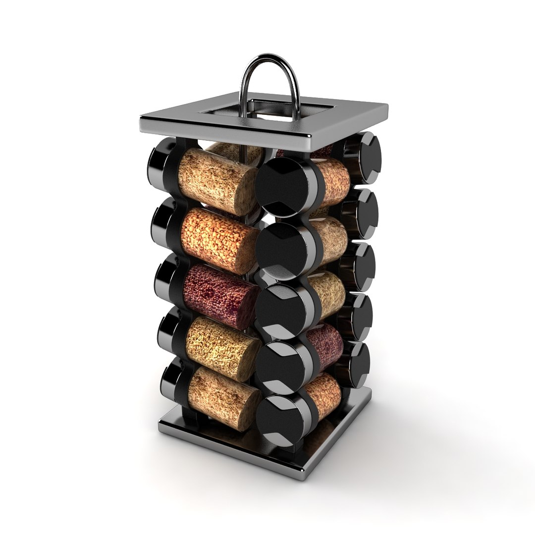 Spice Rack 3d Model