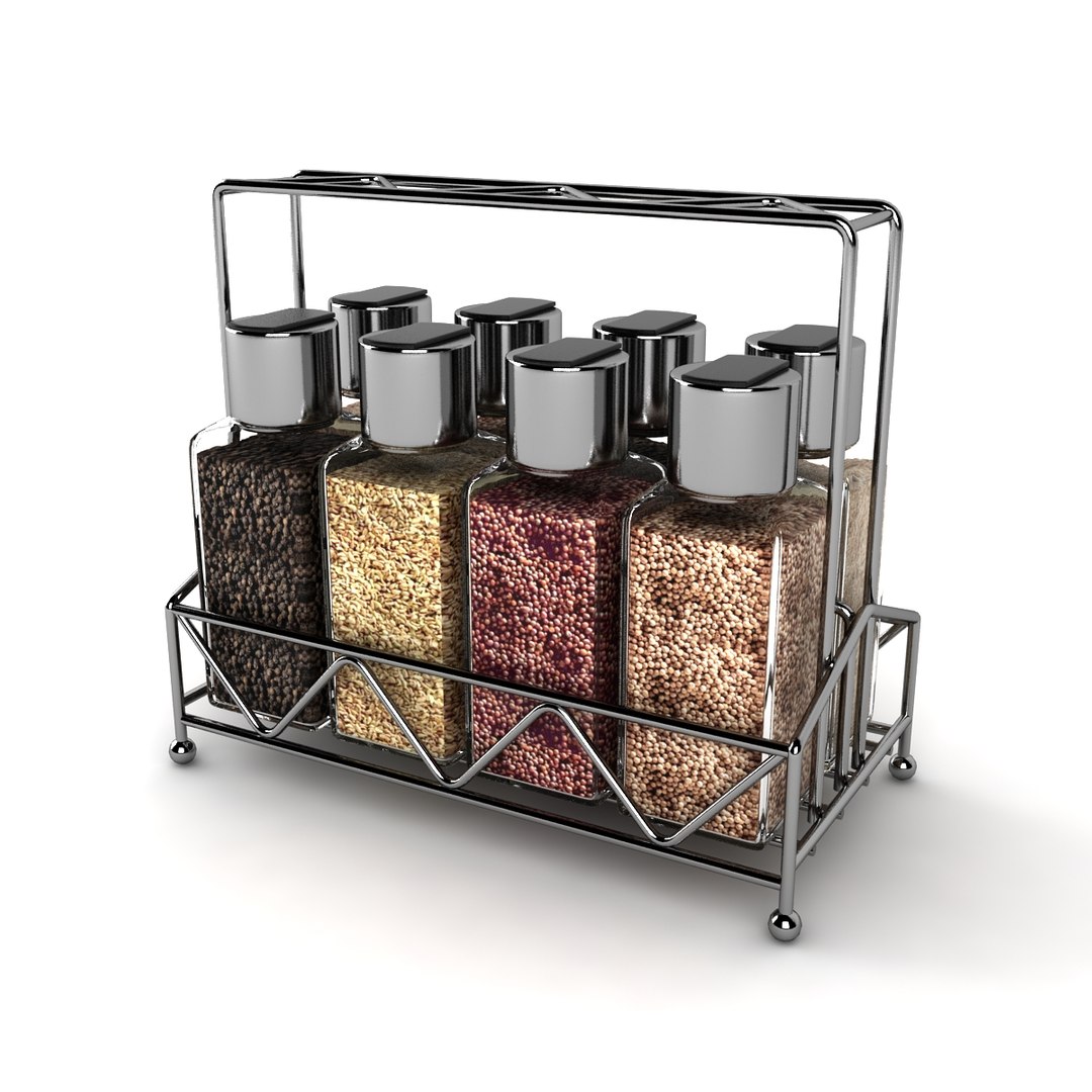 Spice Rack 3d Model