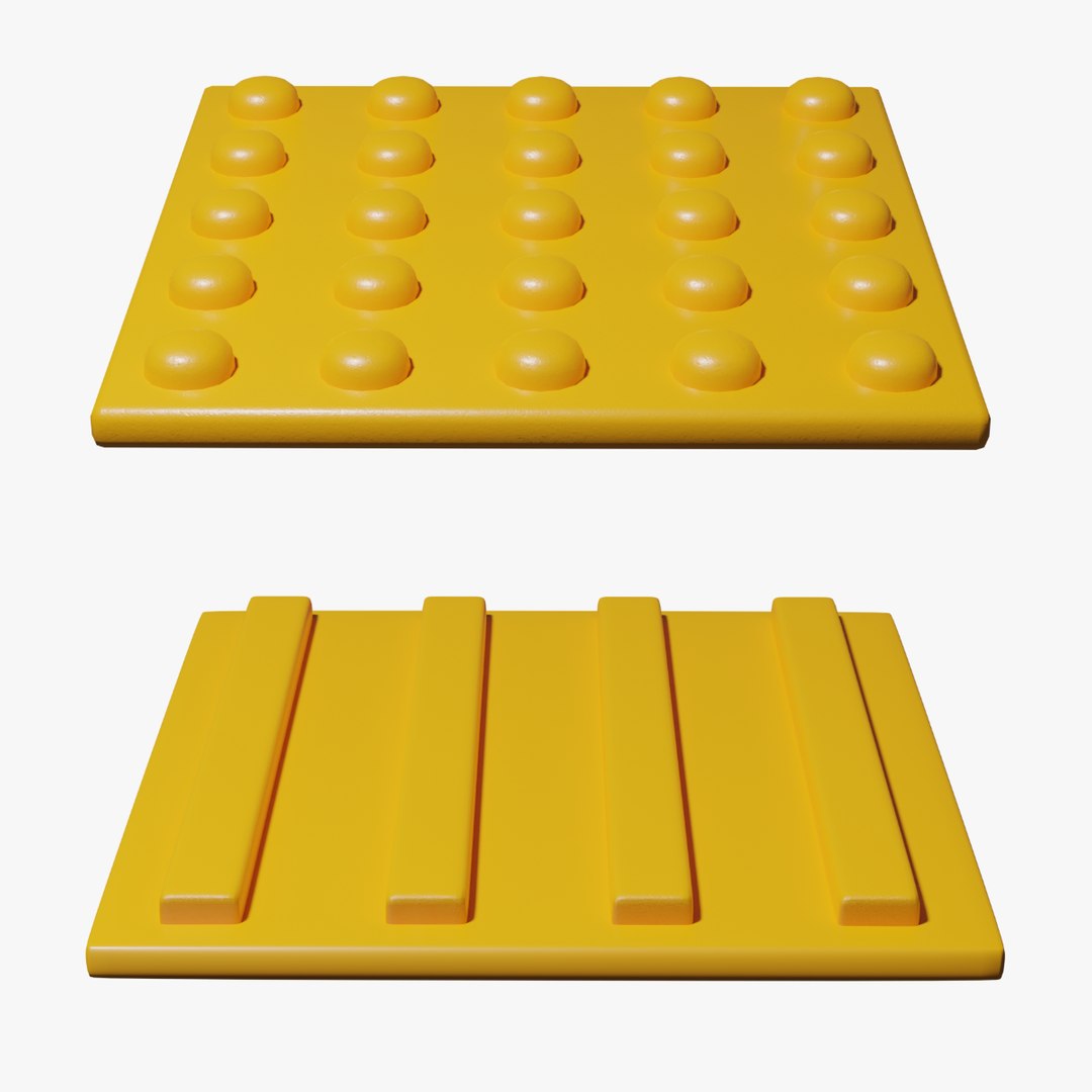 Braille Block Set 3D Model - TurboSquid 2159599