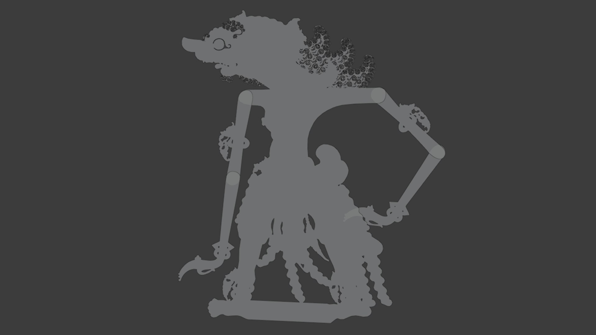 Wayang Kulit Burisrawa - TurboSquid 2268473