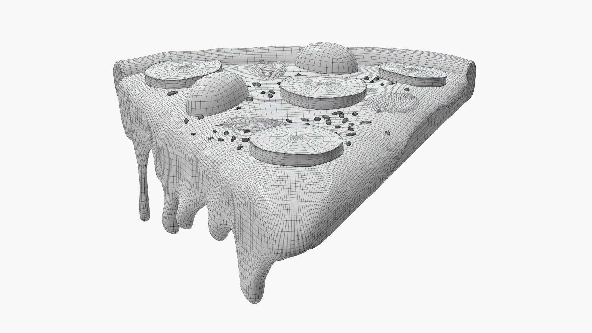 Pizza Slice Cheese 3D Model - TurboSquid 1528439