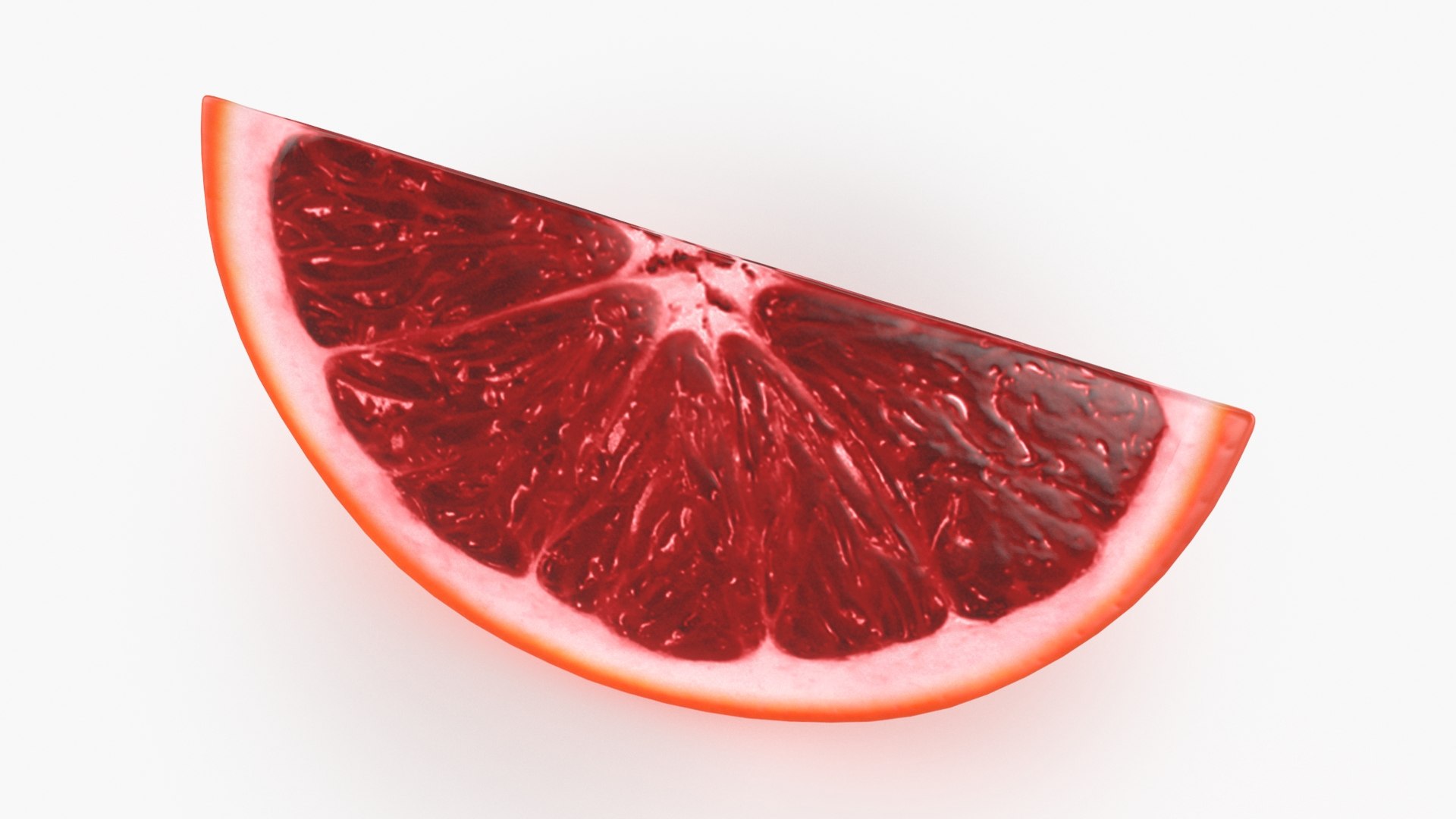 Realistic blood orange slice model - TurboSquid 1205346